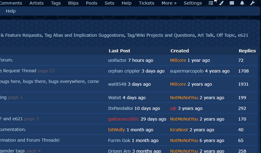 RE621: e621, Reimagined